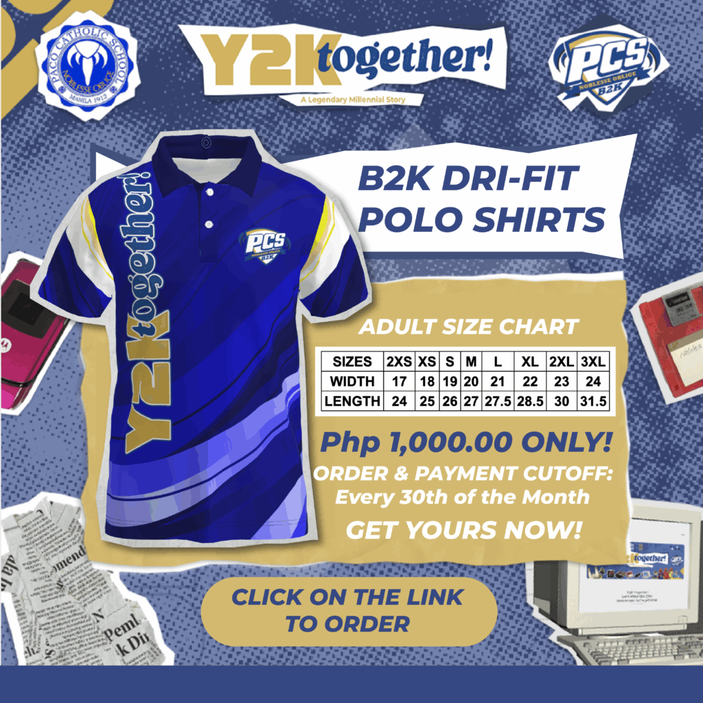 Products - PACO CATHOLIC SCHOOL BATCH 2000